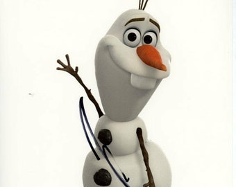 Frozen Olaf Signed 8x10 Photo - Etsy