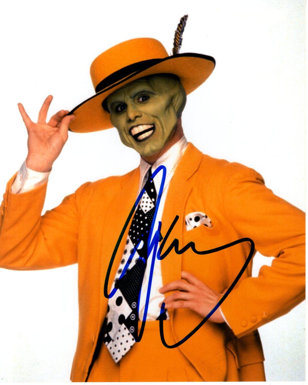 Jim Carrey Signed Autographed 8x10 the Mask Photo - Etsy