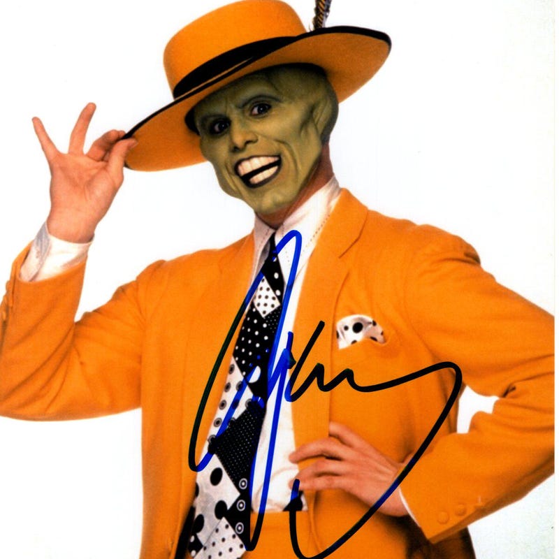 Jim Carrey Signed Autograph - Etsy