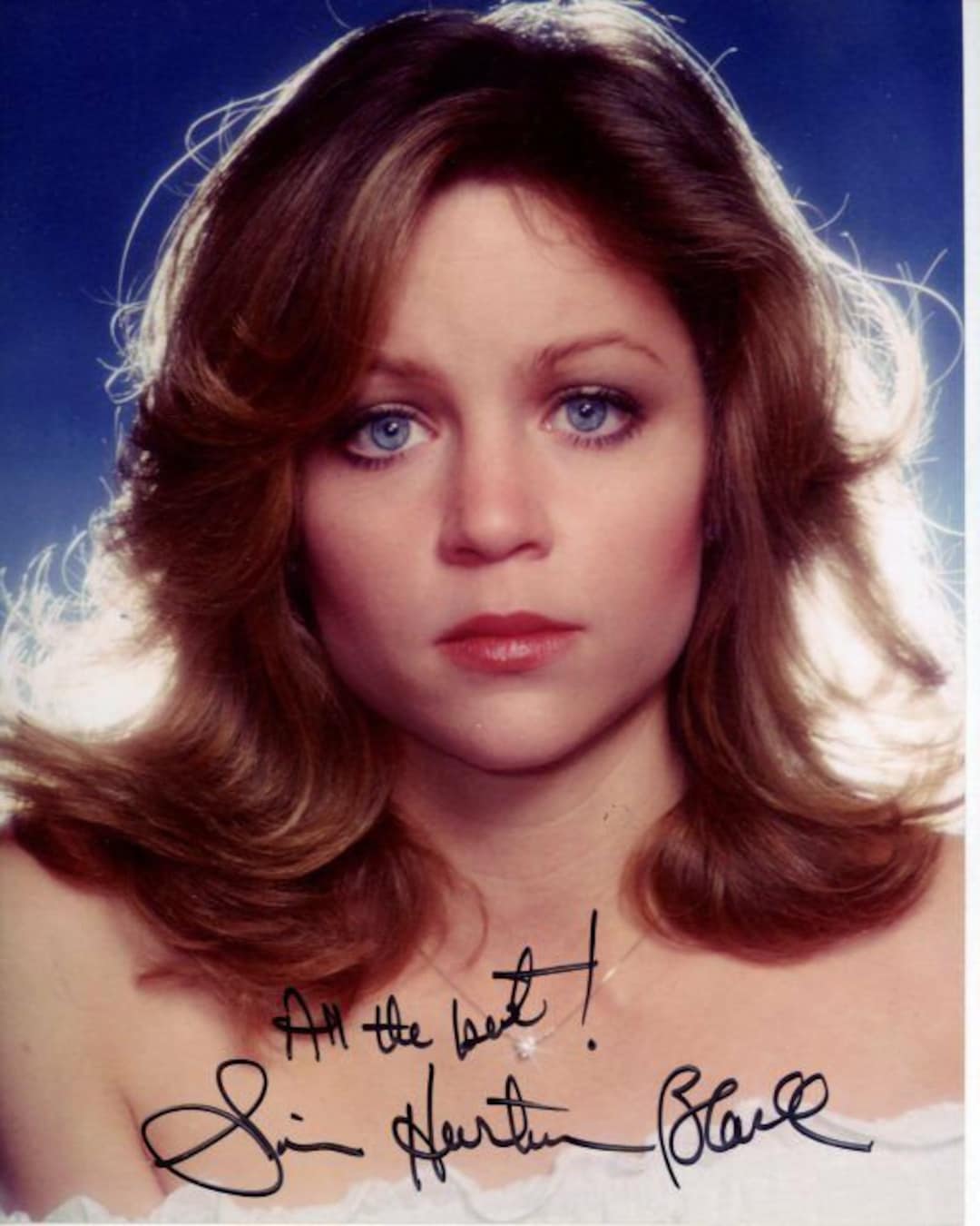 Lisa Hartman Black Signed Autographed Photo Wife of Clint - Etsy