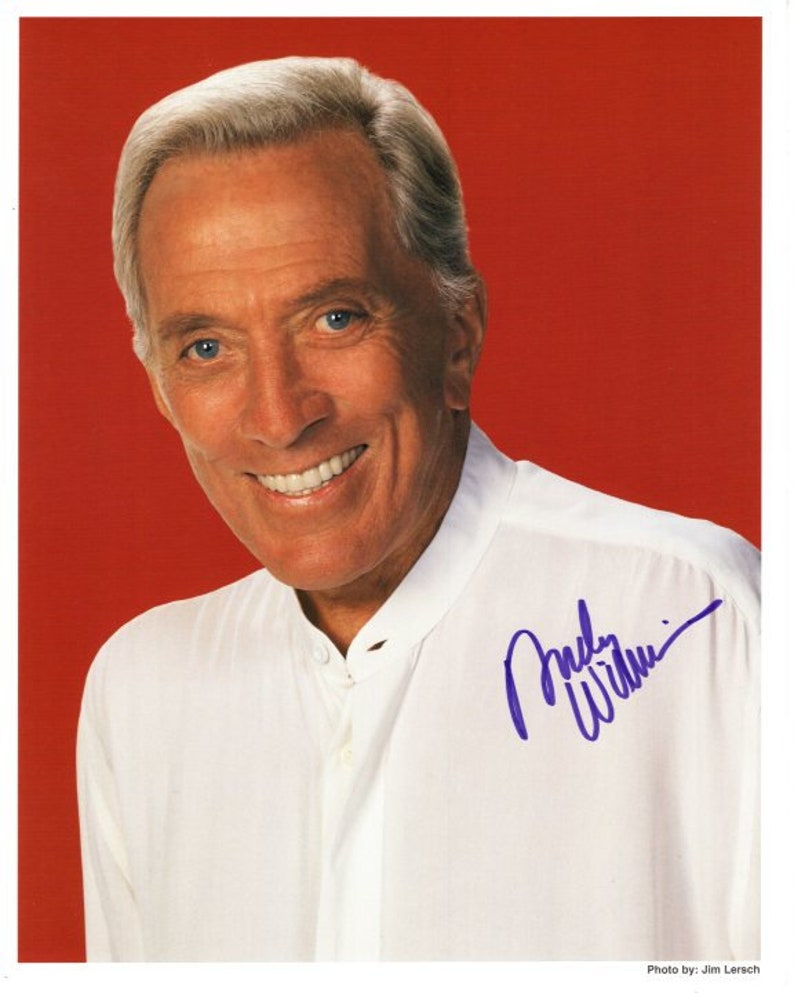 Andy Williams Signed Autographed 8x10 Photo - Etsy