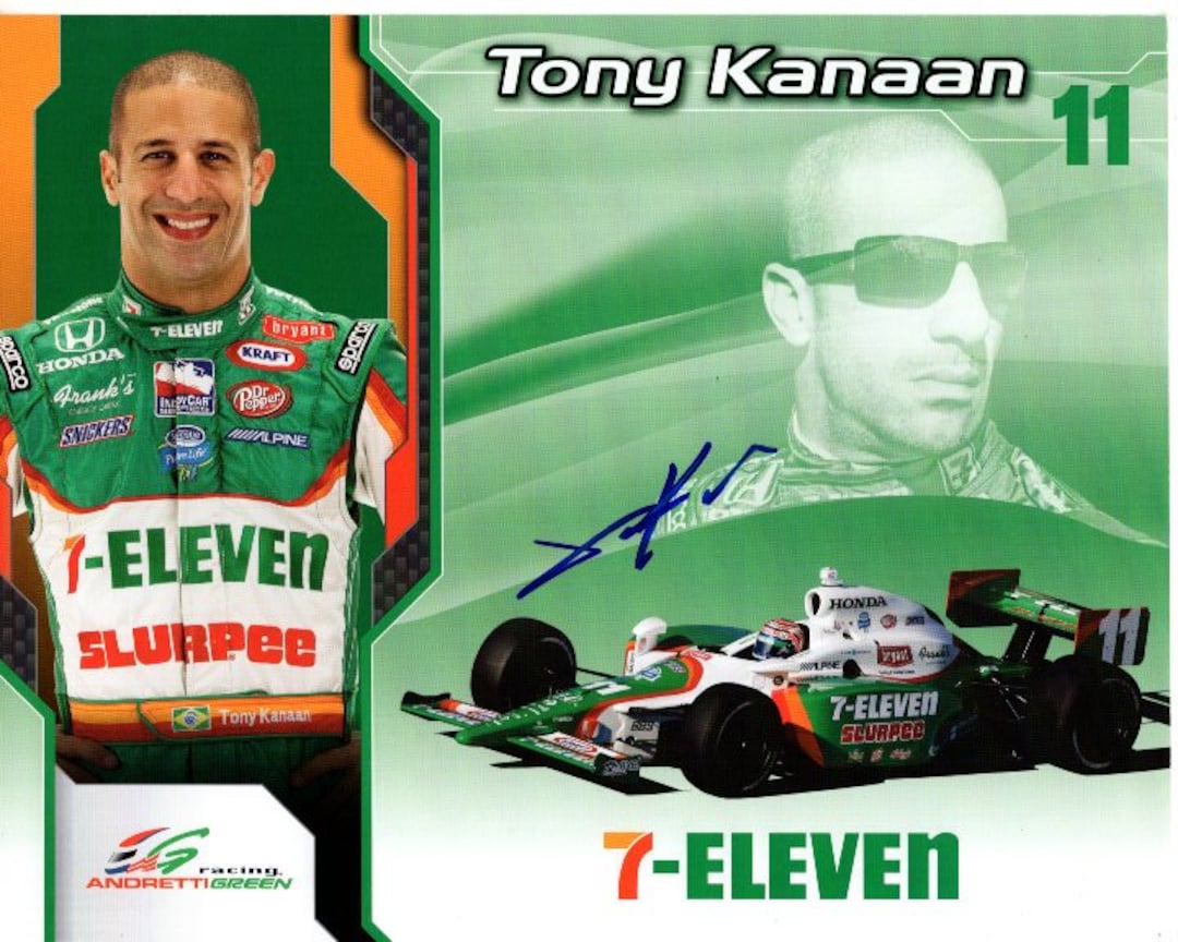 Tony Kanaan Signed Autographed 8x10 Indy Indycar Racing Racecar Hero ...