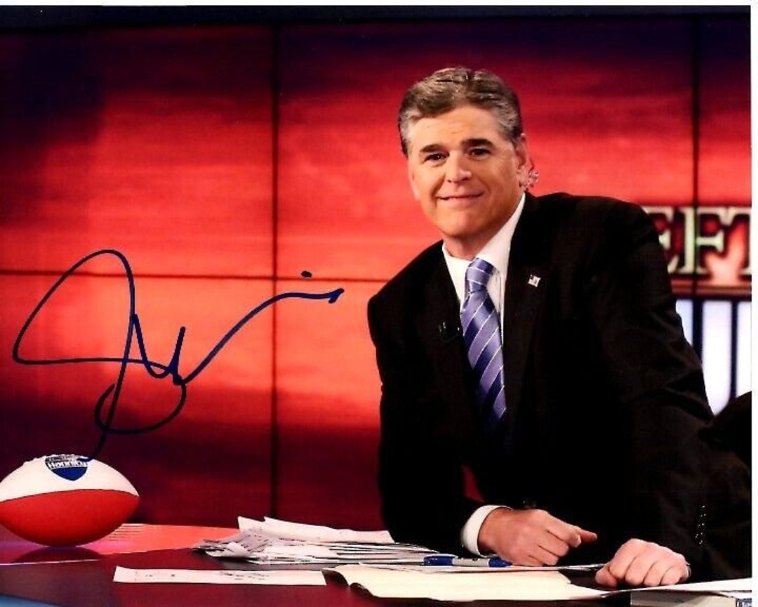 Sean Hannity Signed Autographed 8x10 Fox News Photo - Etsy