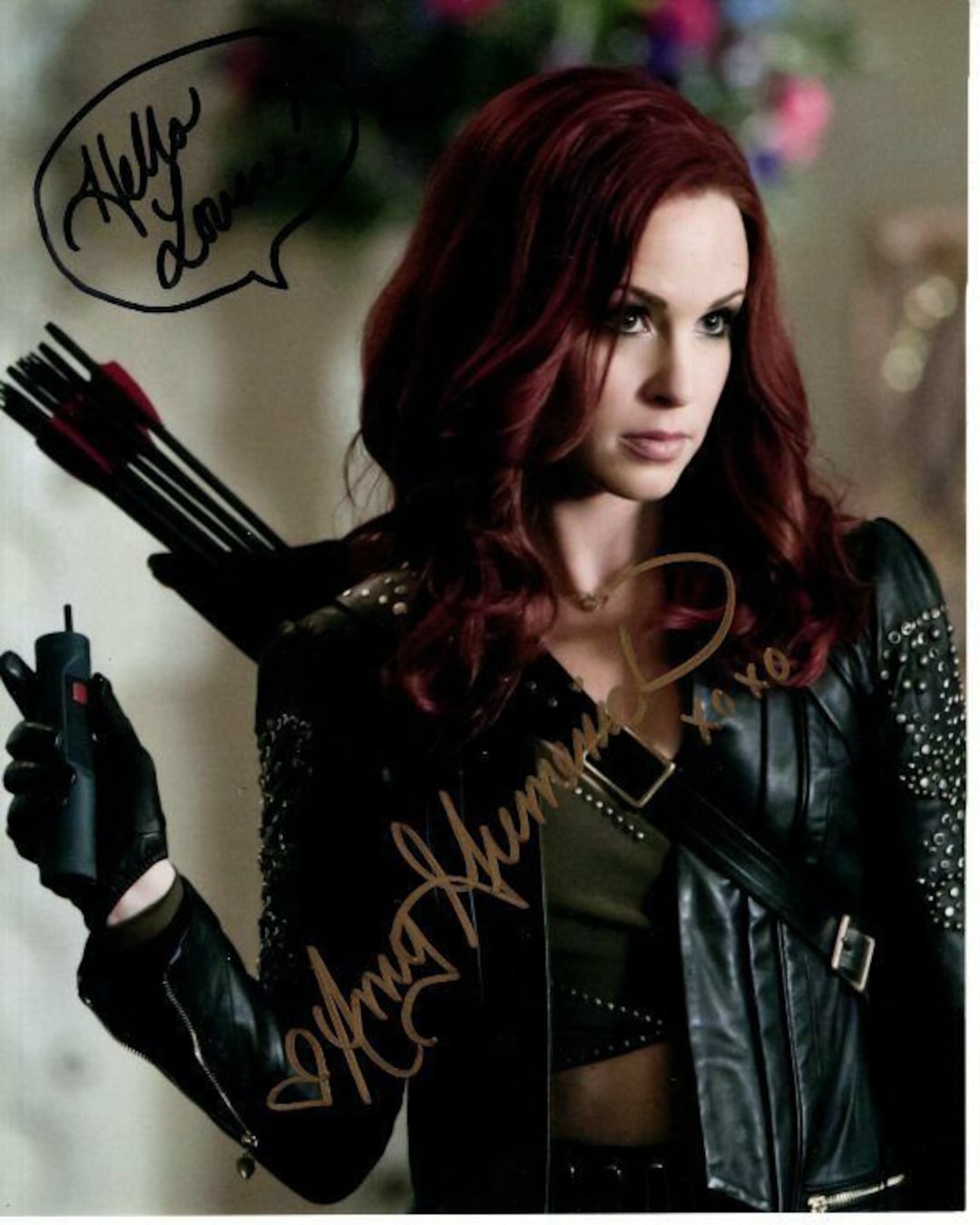 Amy Gumenick Signed Autographed 8x10 Arrow Carrie Cutter Cupid Photo - Etsy