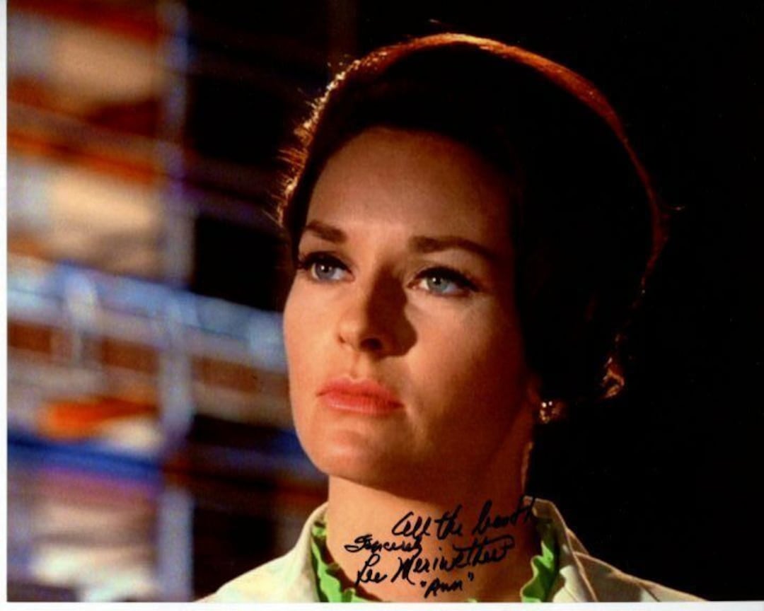 Lee Meriwether Signed Autographed the Time Tunnel Dr. Ann Mcgregor ...