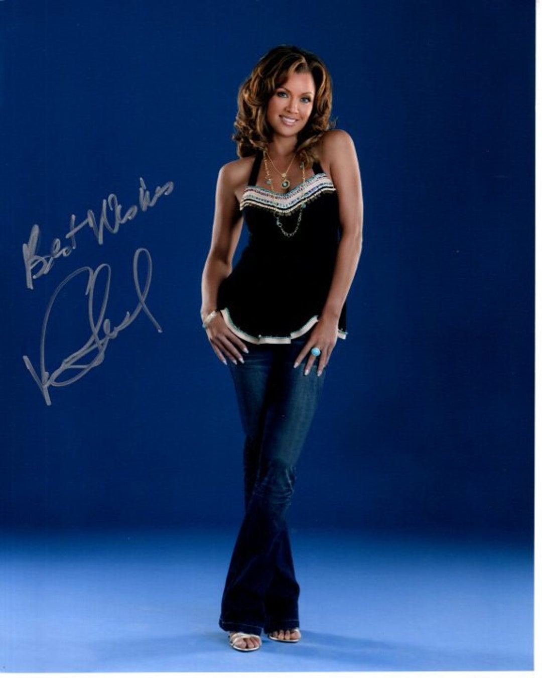 Vanessa Williams Signed Autographed 8x10 Ugly Betty Wilhelmina Slater ...