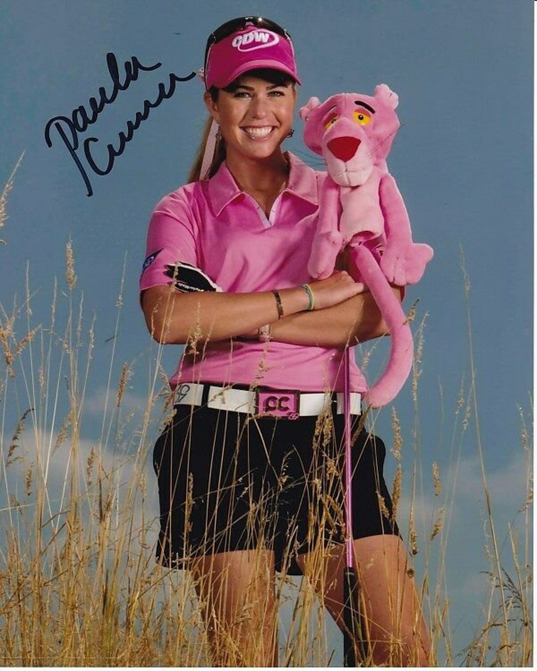 Paula Creamer Signed Autographed 8x10 Lpga Golf the Pink Panther Photo ...