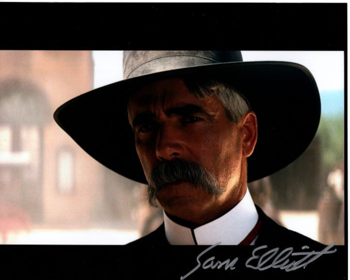 Sam Elliott Signed Autographed 8X10 Tombstone Virgil Earp Photo - Etsy