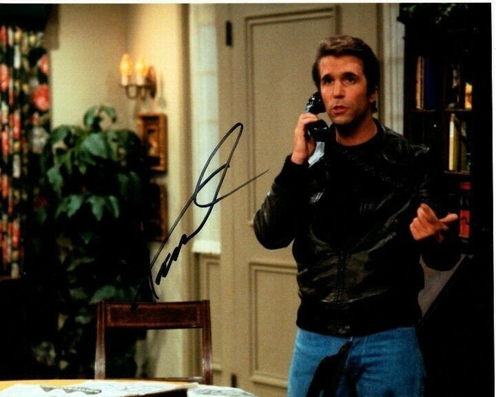 Henry Winkler Signed Autographed 8x10 Happy Days Arthur the Fonz ...