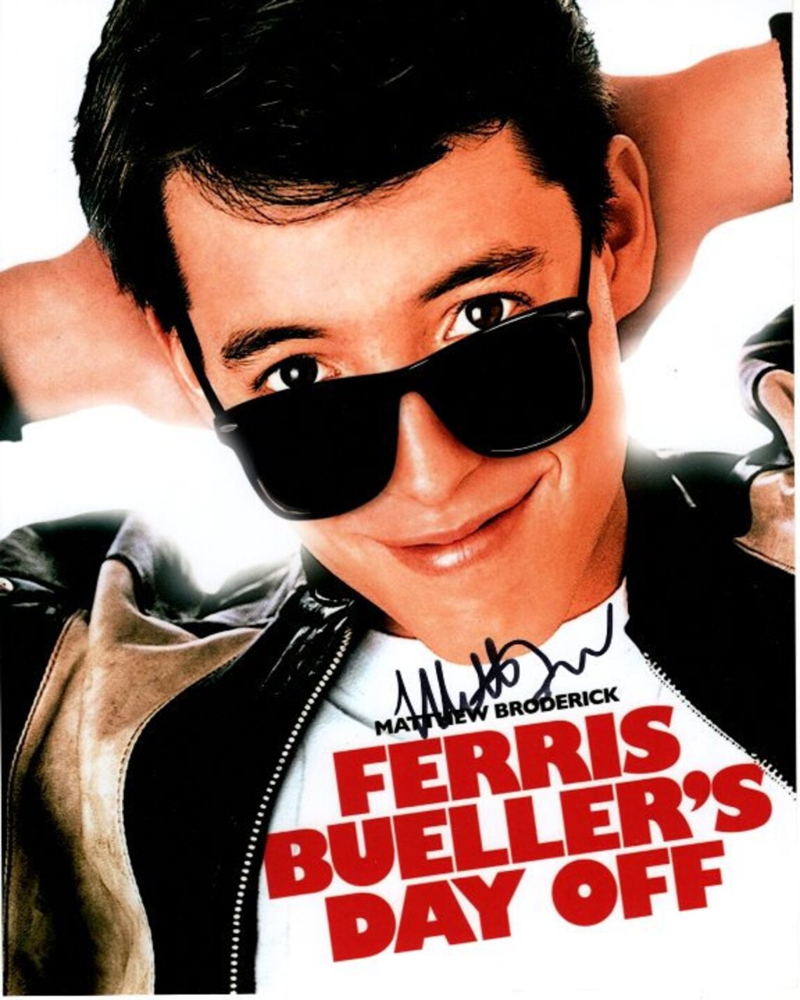 Matthew Broderick Signed Autographed 8x10 Ferris Bueller's - Etsy