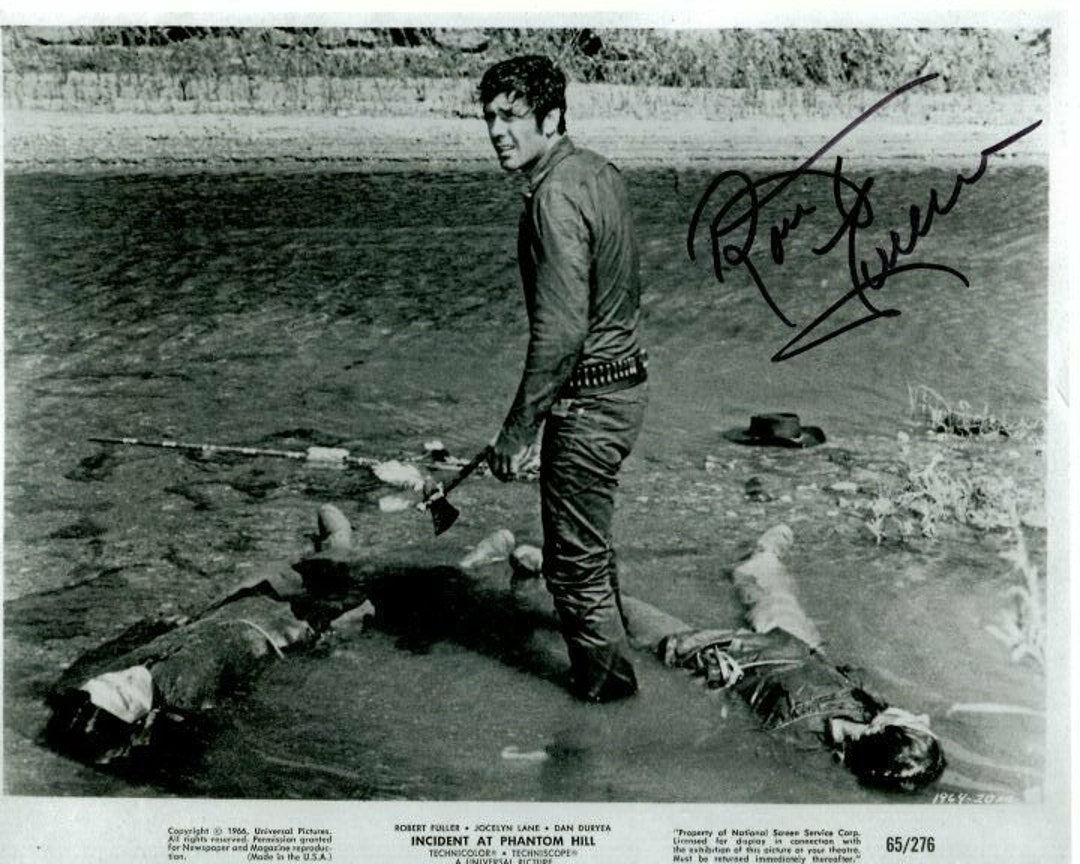Robert Fuller Signed Autographed 8x10 Incident at Phantom Hill Matt Martin Photo - Etsy