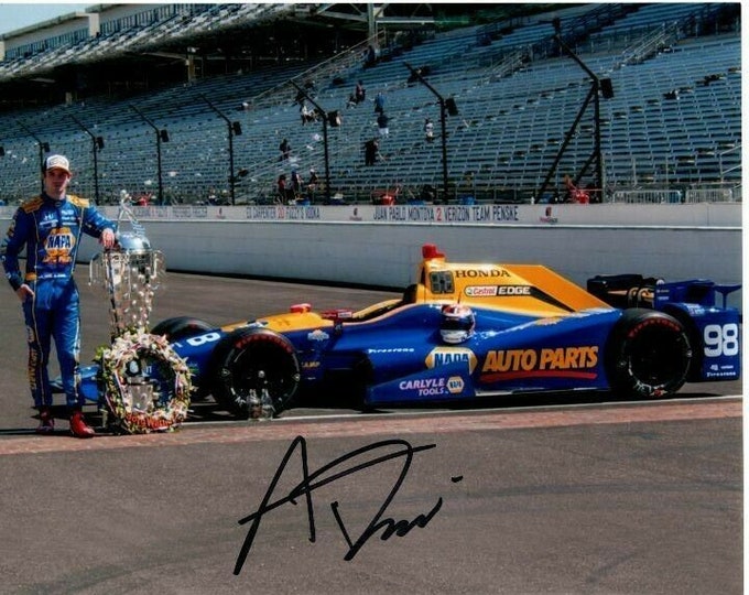 Alexander Rossi Signed Autographed 8x10 Indy Race Car Driver Indy 500 ...