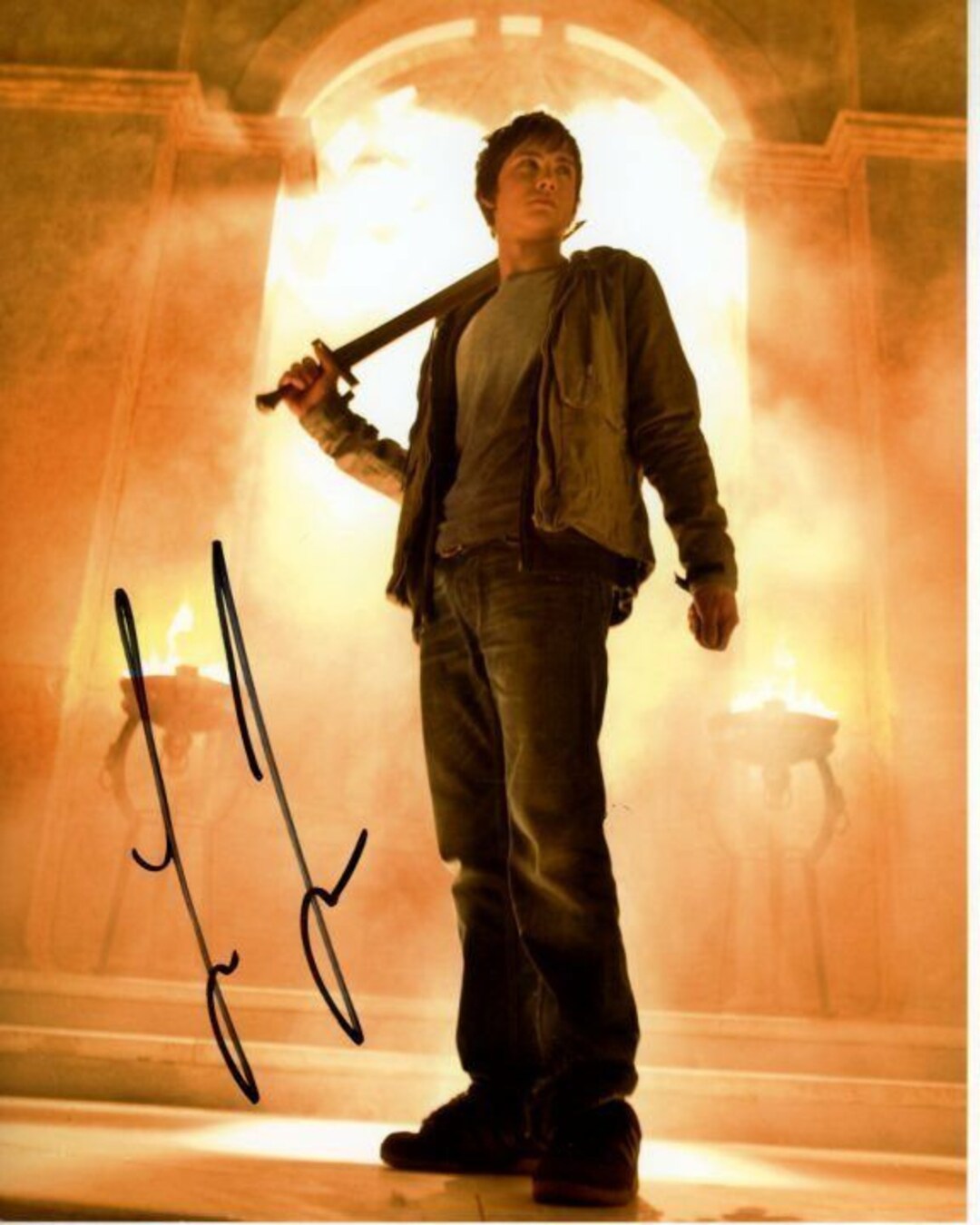 Logan Lerman Signed Autographed 8x10 Percy Jackson Photo - Etsy