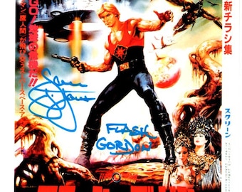 Sam Jones & Melody Anderson Autographed Signed Flash Gordon 8x10 Photo ...