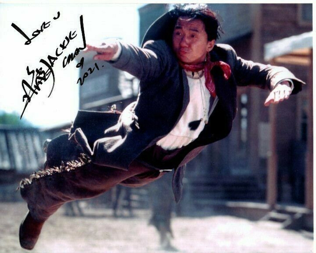 Jackie Chan Signed Autographed 8x10 Shanghai Noon Chon Wang Photo - Etsy