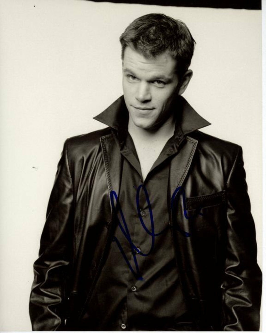Matt Damon Signed Autographed Photo - Etsy