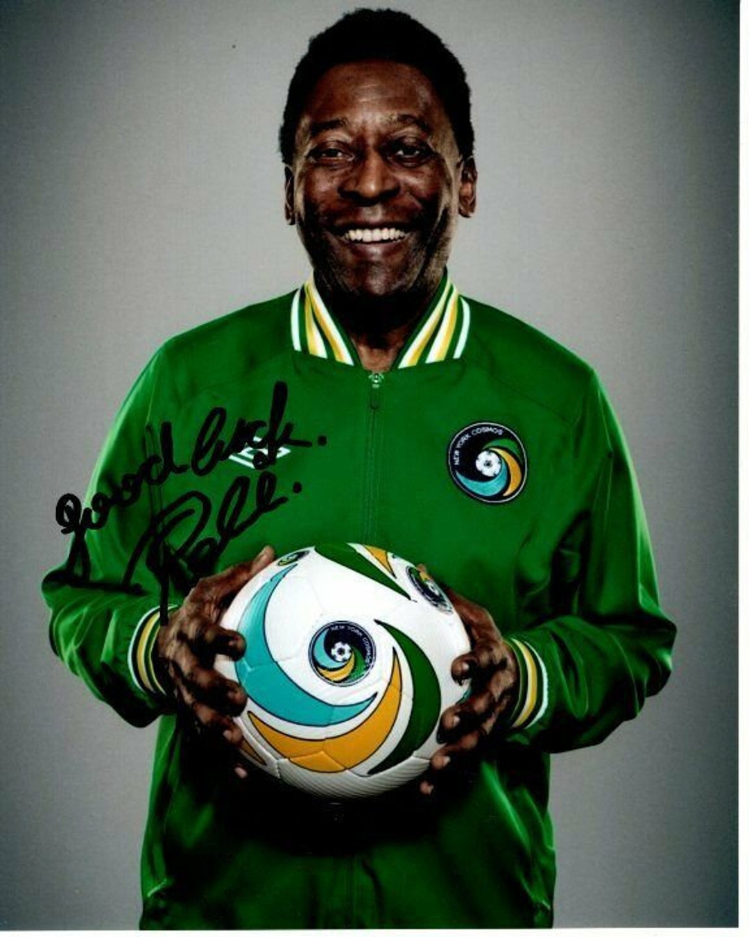 Pele Signed Autographed Photo - Etsy