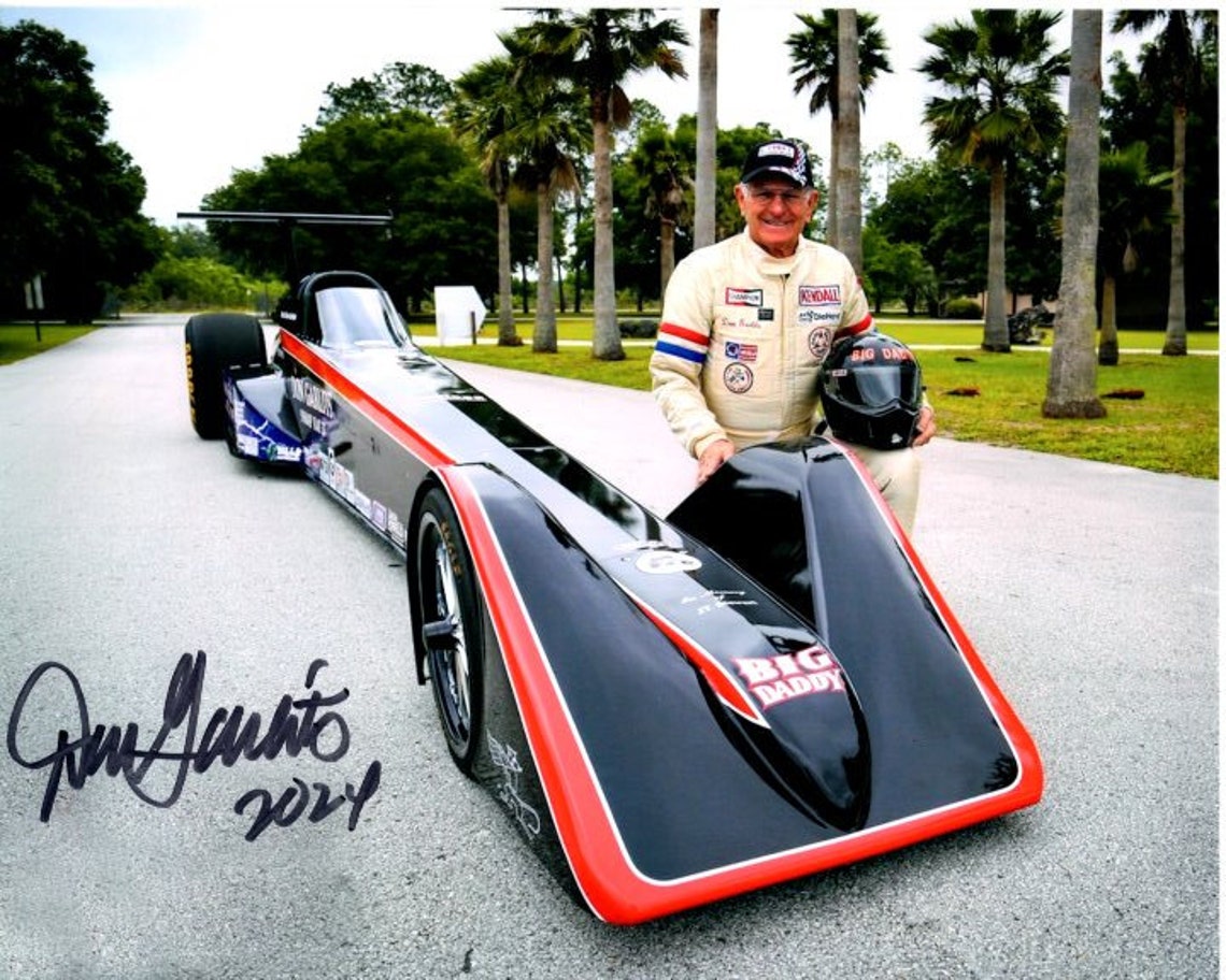 Don Big Daddy Garlits Signed Autographed 8x10 Drag Racing Dragster ...
