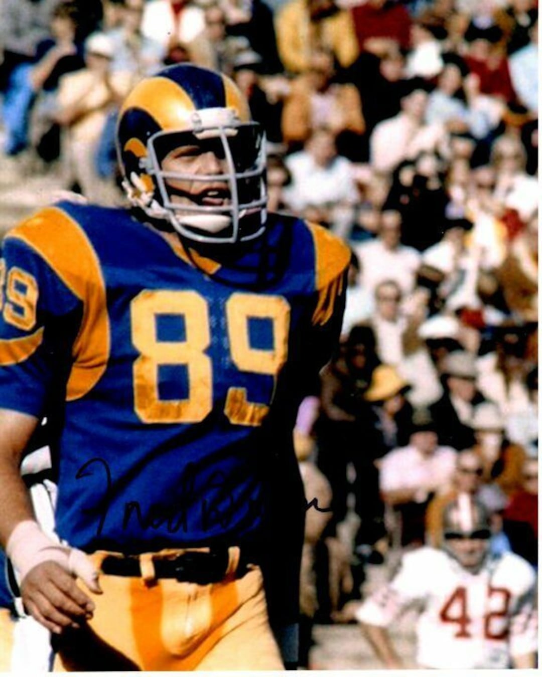 Fred Dryer Signed Autographed 8x10 Nfl Los Angeles Rams Photo - Etsy