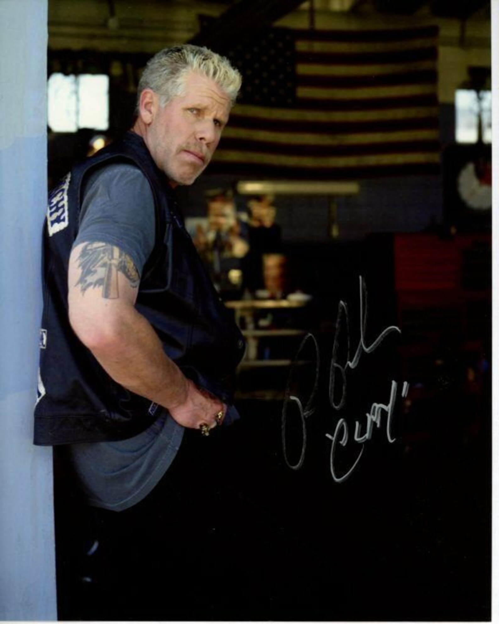 Ron Perlman Signed Autographed 8x10 Sons of Anarchy Clay Morrow Photo ...