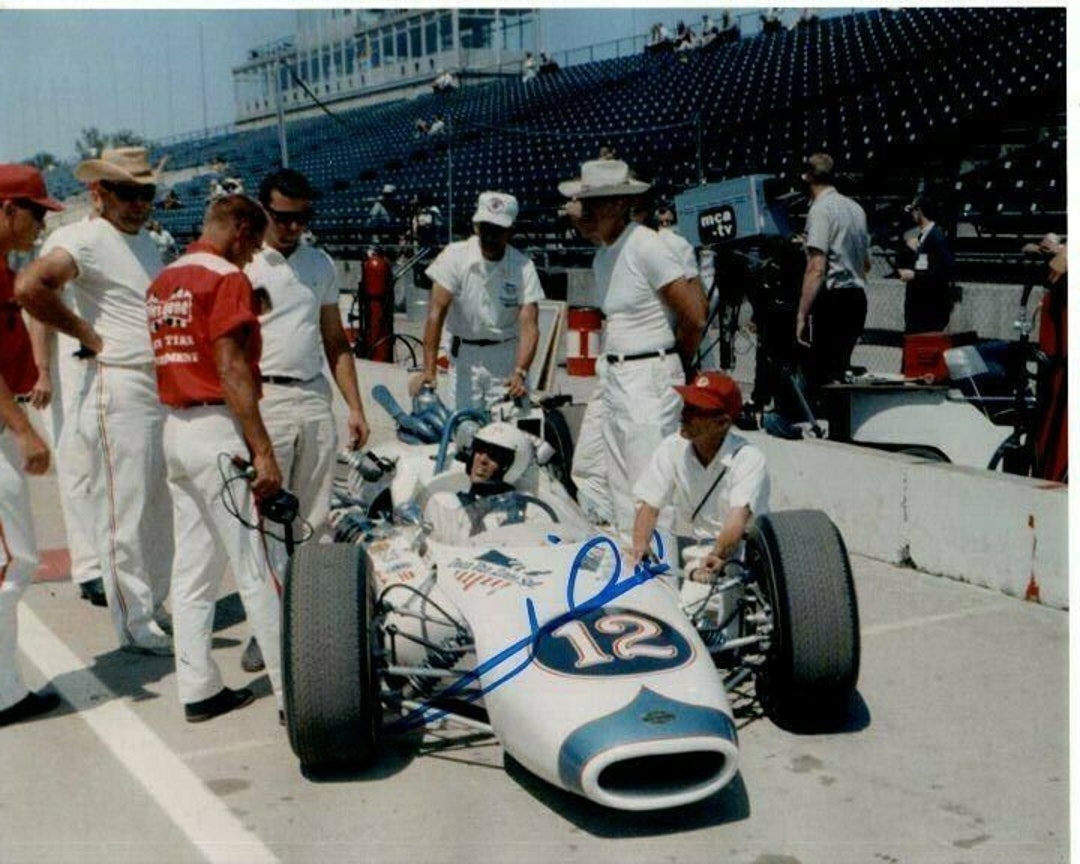 Mario Andretti Signed Autographed 8x10 Indy Photo - Etsy