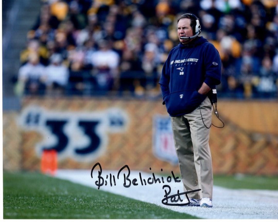 Bill Belichick Signed Autographed 8x10 Nfl New England Patriots Photo ...