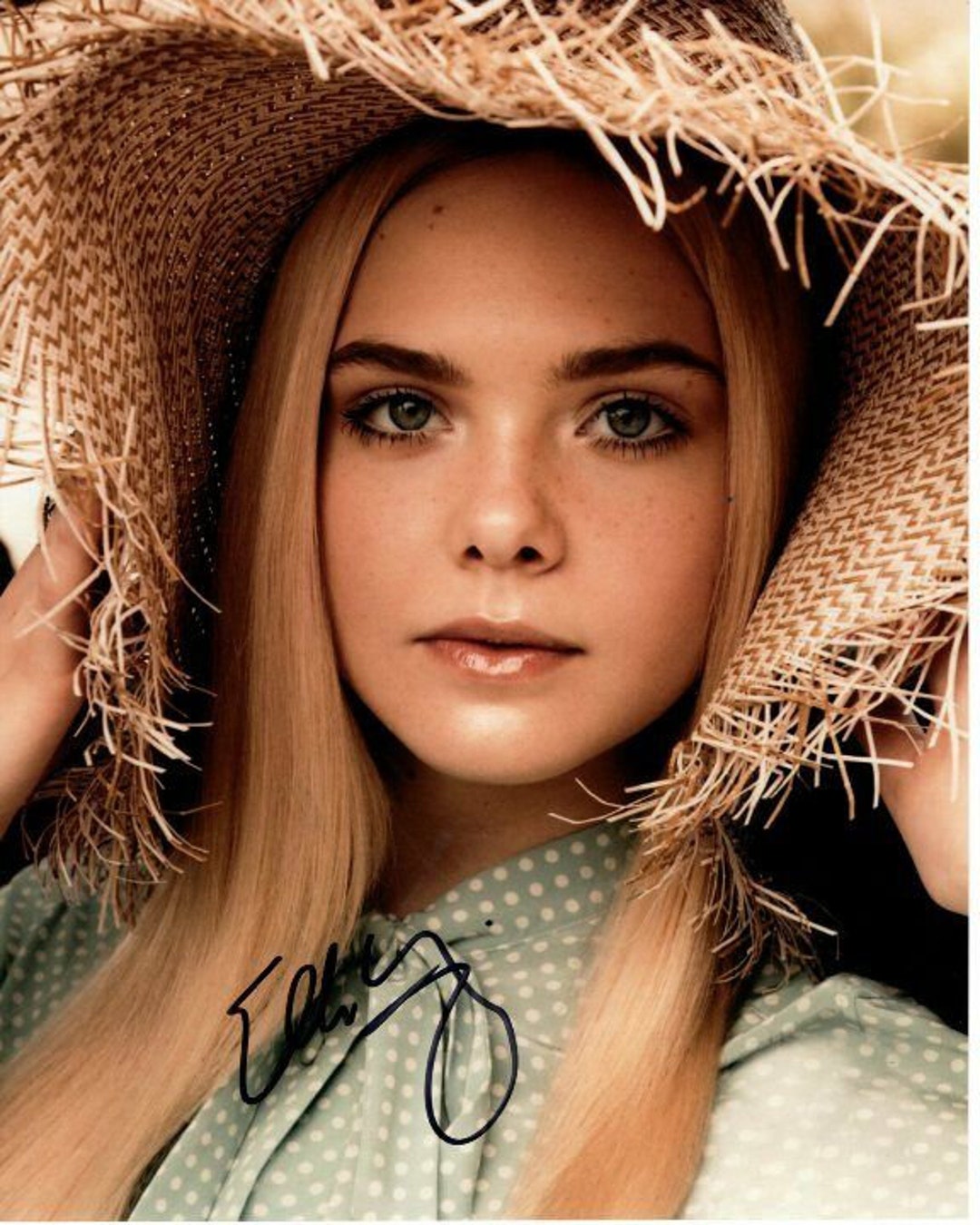 Elle Fanning Signed Autographed 8x10 Photo - Etsy