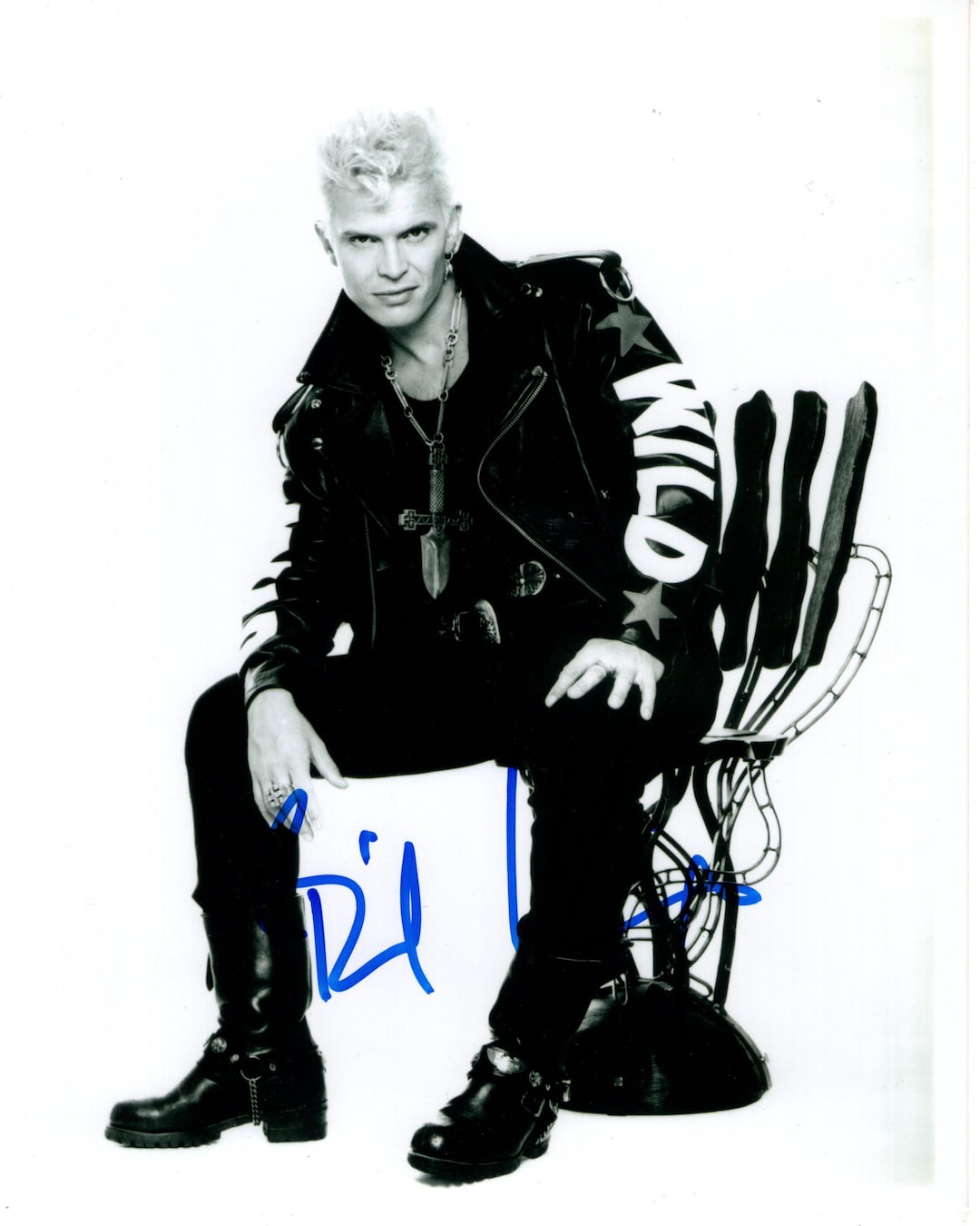 Billy Idol Signed Autographed 8x10 Photo - Etsy