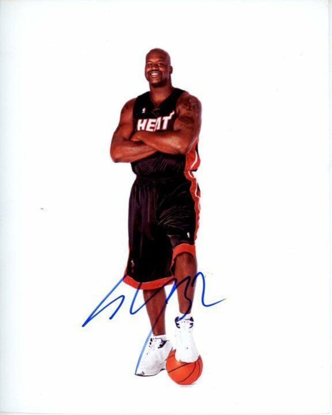 Shaquille Shaq O'neal Signed Autographed 8x10 Nba Basketball Miami Heat ...