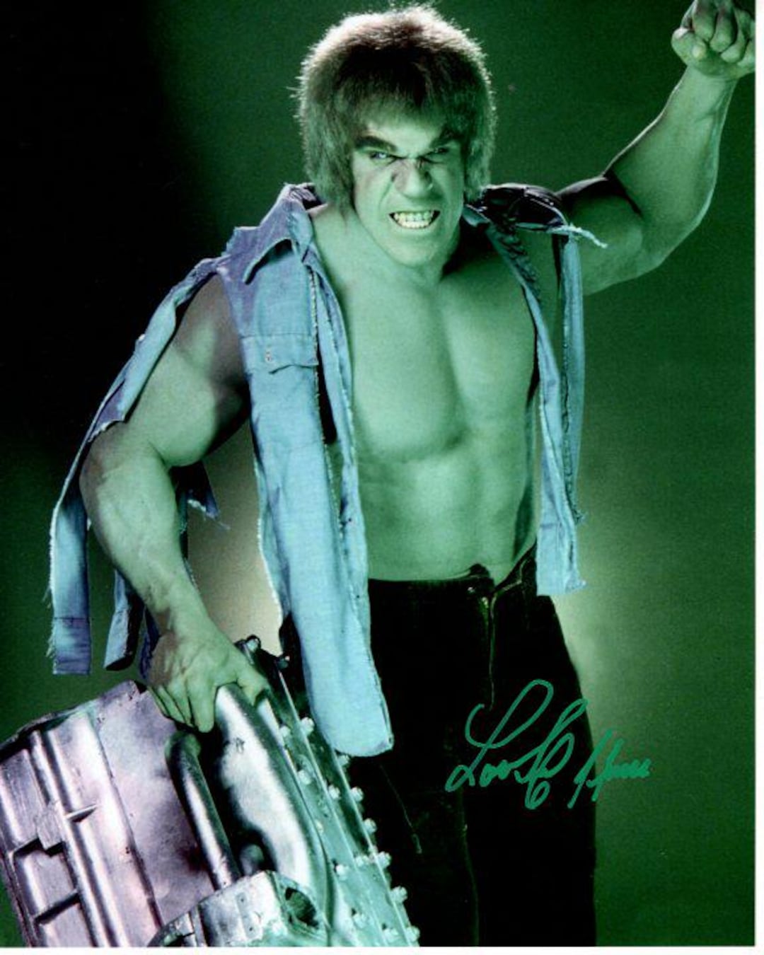 Lou Ferrigno Signed Autographed 8x10 the Incredible Hulk Photo - Etsy