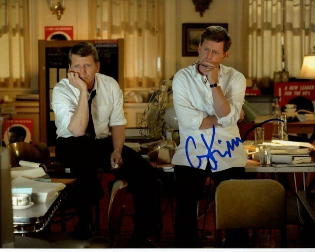 Greg Kinnear Signed 8x10 the Kennedys John F. Kennedy Jfk W/ Barry ...