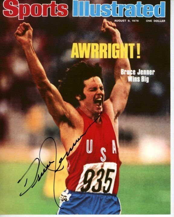 Bruce ( Caitlyn ) Jenner Signed Autographed 8x10 Sports Illustrated ...