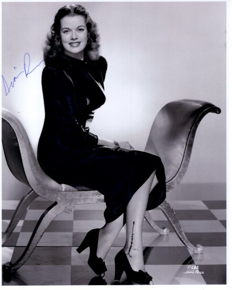Janis Paige Signed Autographed 8x10 Photo - Etsy