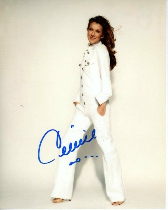 Celine Dion Signed Autographed 8x10 Photo | Etsy