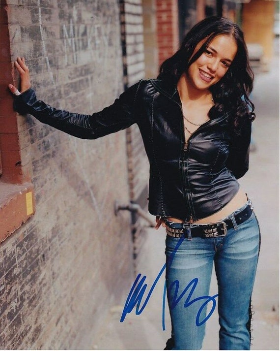 Michelle Rodriguez Signed Autographed Photo | Etsy