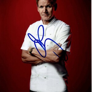Gordon Ramsay Autograph - Etsy