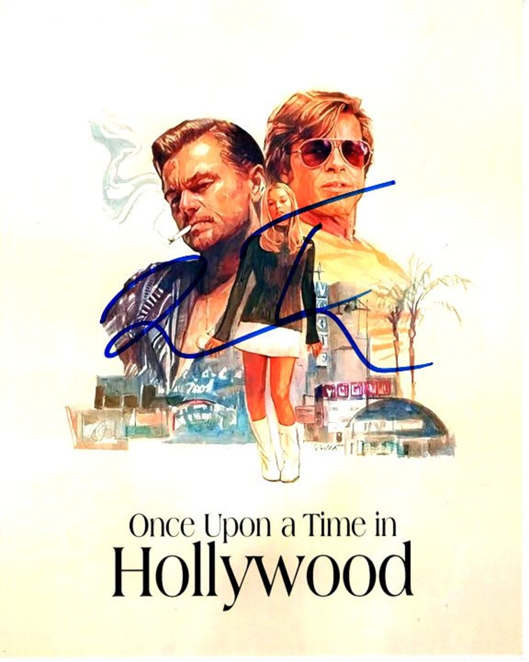 Quentin Tarantino Signed Autographed 8x10 Once Upon A Time in Hollywood ...