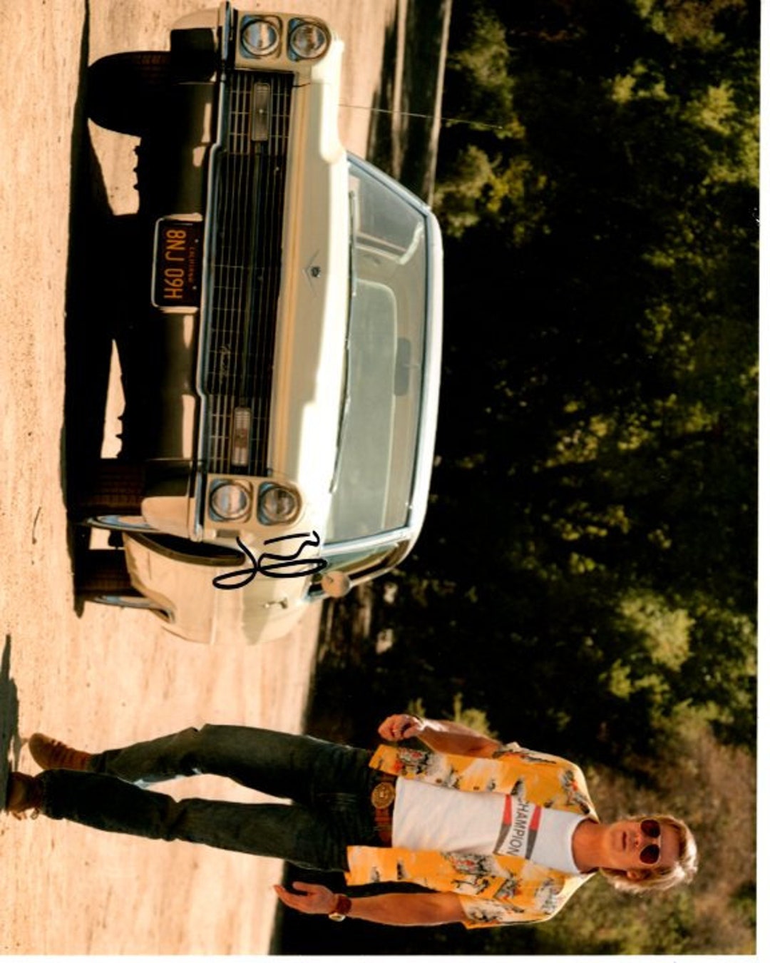 Brad Pitt Signed Autographed 8x10 Once Upon A Time in - Etsy