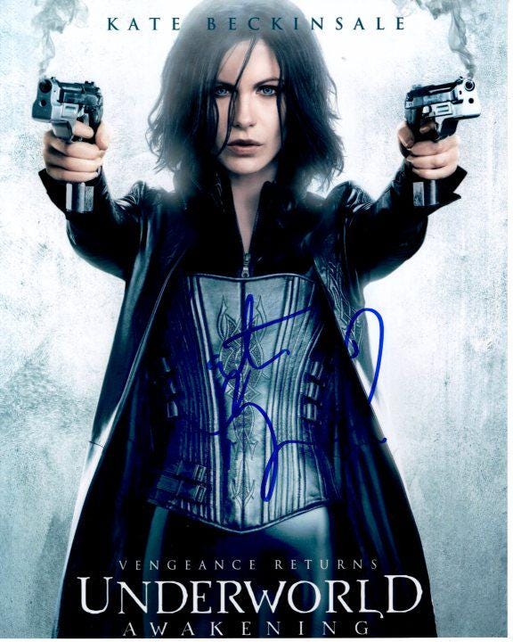 Kate Beckinsale Signed Autographed 8x10 Underworld Awakening Selene ...