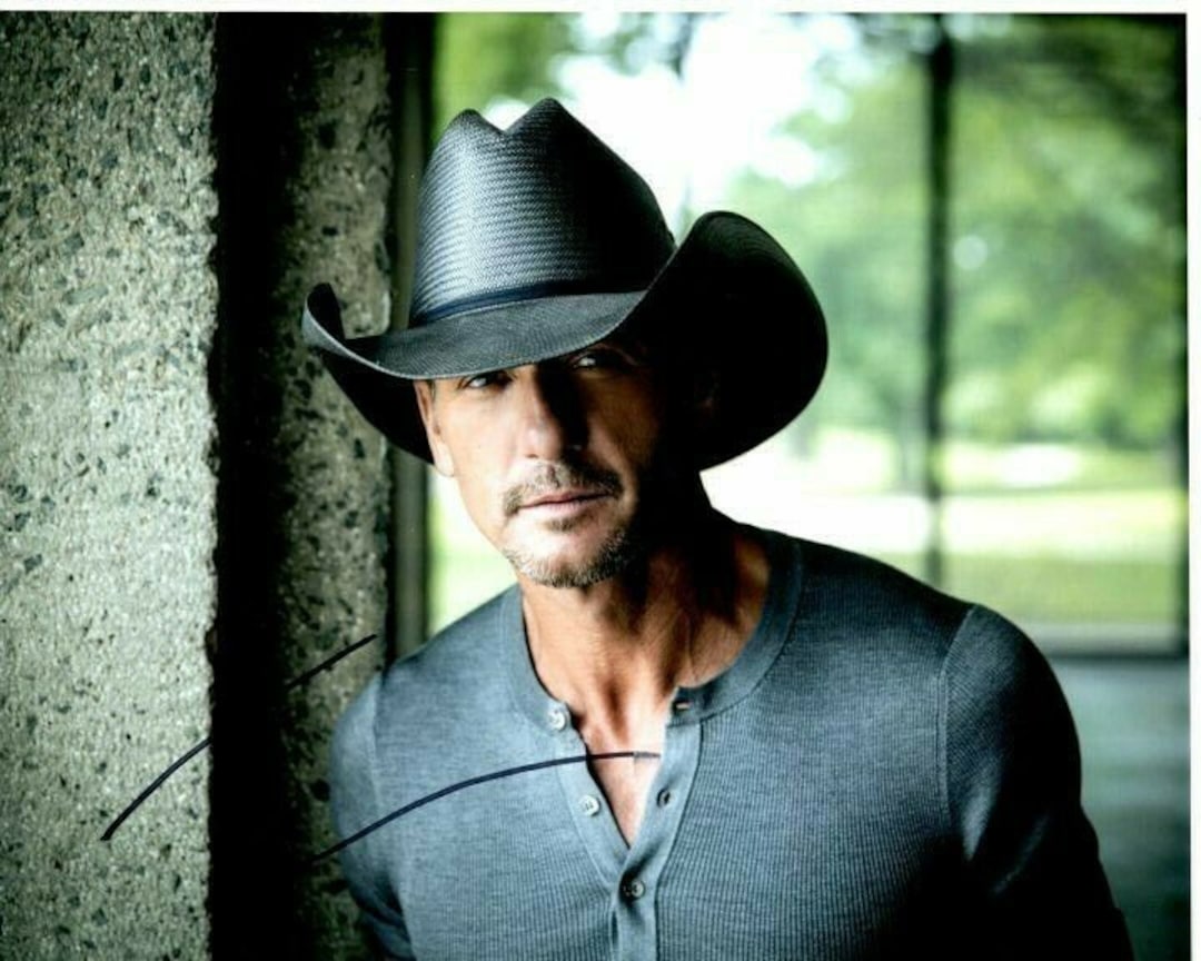 Tim Mcgraw Signed Autographed 8x10 Photo - Etsy
