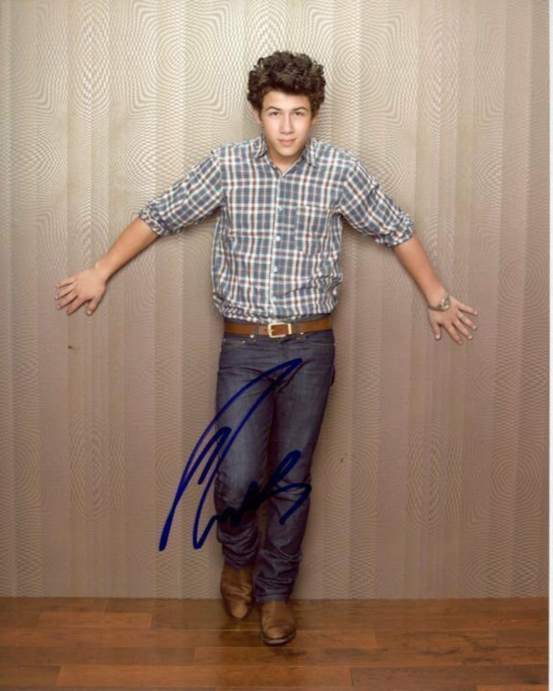 Nick Jonas Signed Autographed Photo - Etsy