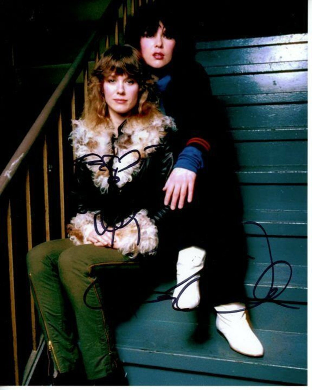 Ann & Nancy Wilson Signed Autographed 8x10 Heart Photo - Etsy