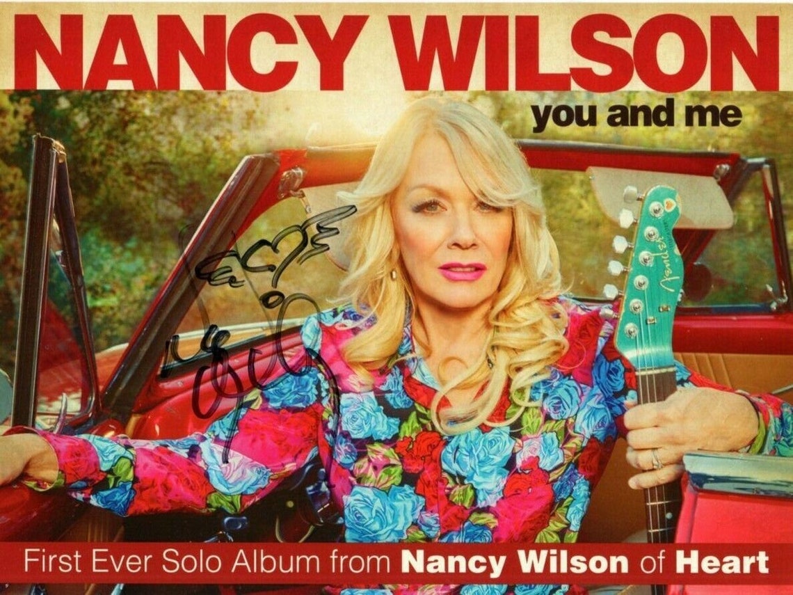 Nancy Wilson ( Heart ) Signed Autographed Mini Promo Poster + Cd - Etsy