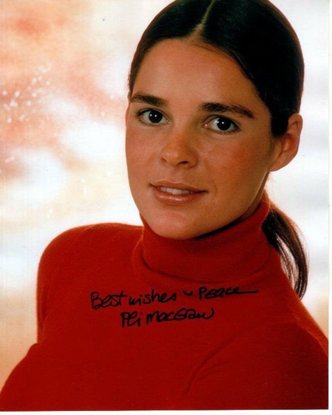 Ali Macgraw Signed Autographed 8x10 Photo - Etsy