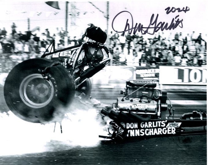 Don Big Daddy Garlits Signed Autographed 8x10 Drag Racing Dragster ...