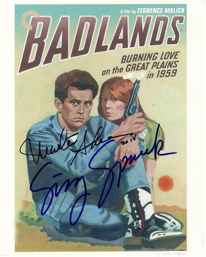 Sissy Spacek & Martin Sheen Signed Autographed 8x10 Badlands Photo - Etsy