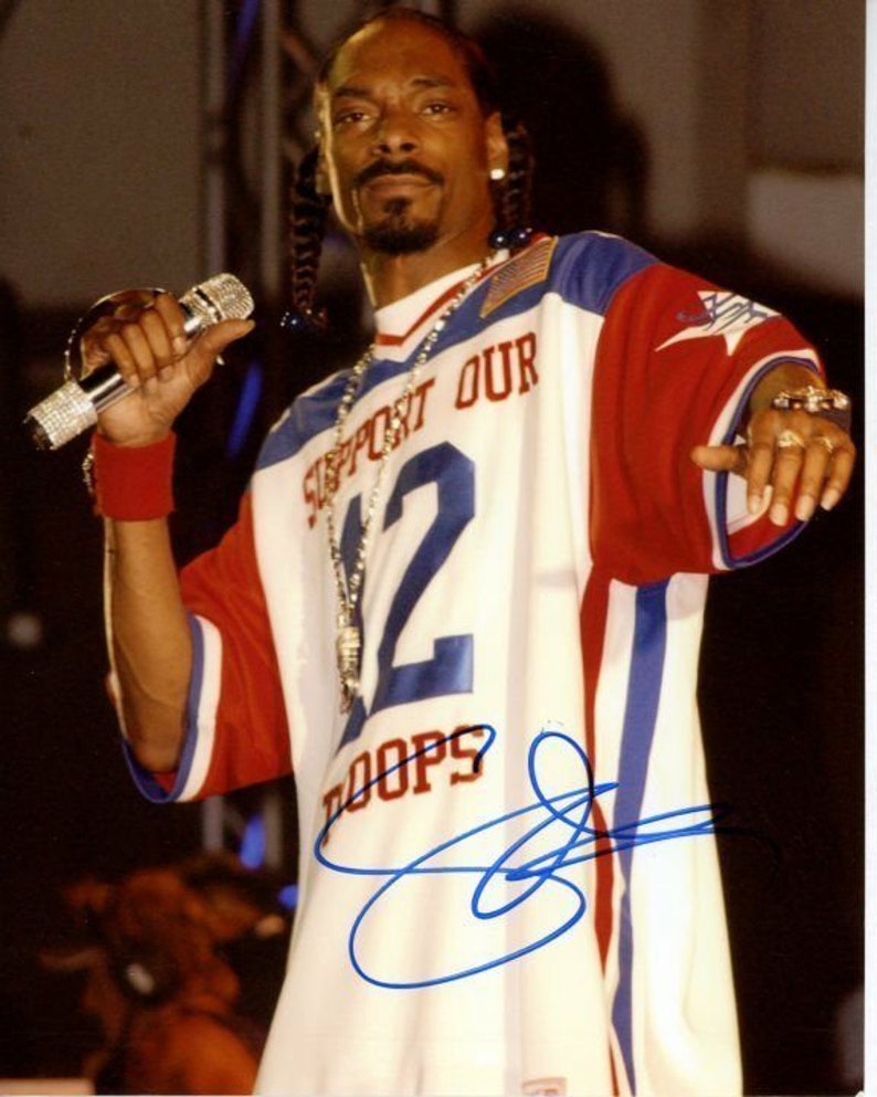 Snoop Dogg Signed Autographed Photo - Etsy