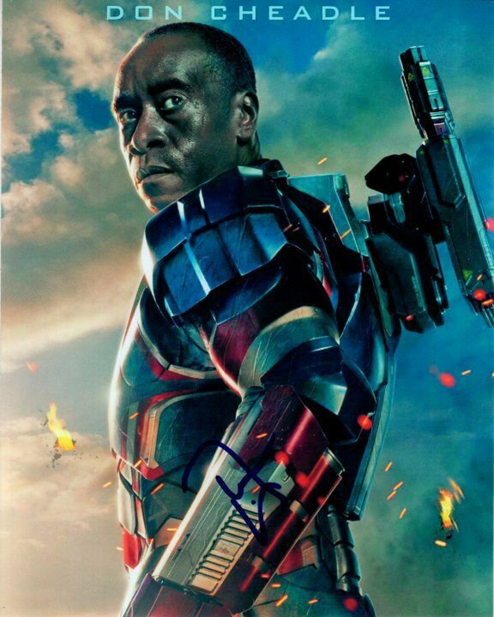Don Cheadle Signed Autographed 8x10 Iron Man 2 James Rhodey Rhodes ...