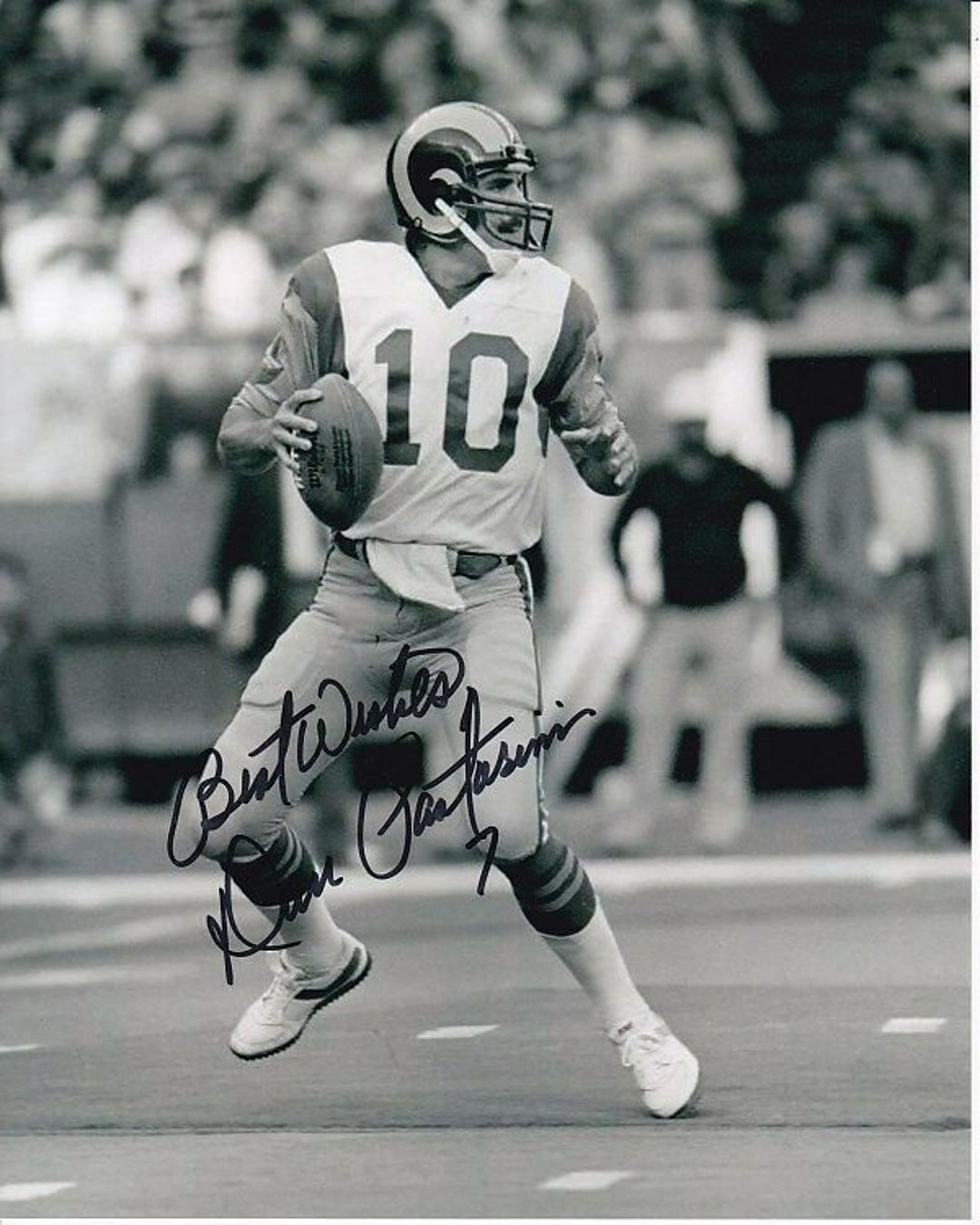 Dan Pastorini Signed Autographed 8x10 Nfl Los Angeles Rams Photo - Etsy