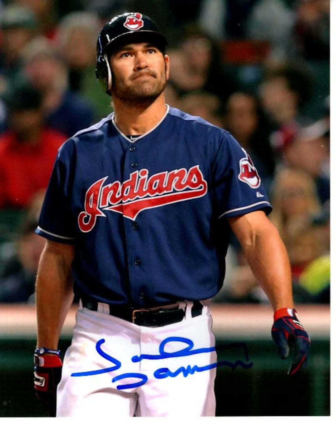 Johnny Damon Signed Autographed 8x10 MLB Cleveland Indians Photo - Etsy